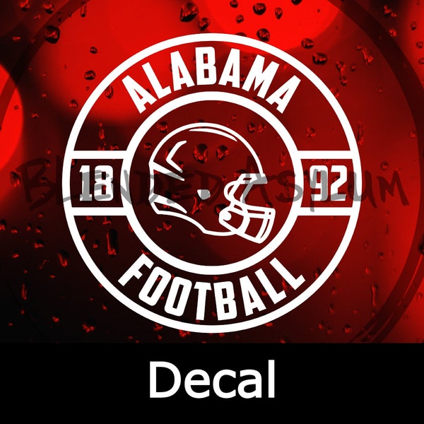 Alabama Decal - Etsy