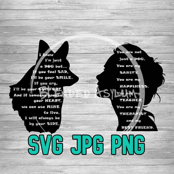 Corgi Dog Sanity SVG JPG PNG Pembroke Digital Download - Etsy
