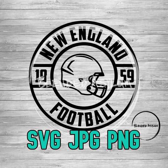 Football Founded New England SVG PNG JPG Football New - Etsy