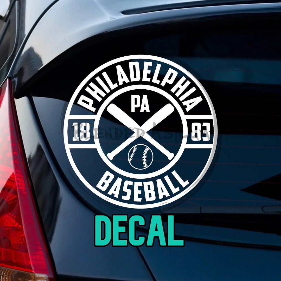 Baseball Founded Philadelphia Decal Dancing on My Own - Etsy