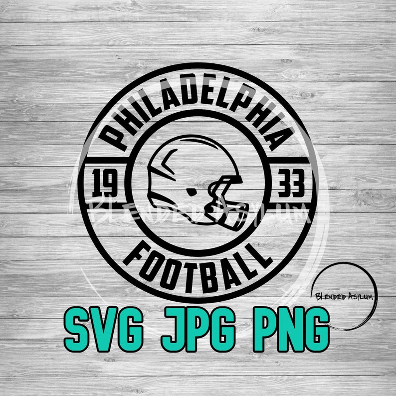 Football Founded Philadelphia SVG PNG JPG | Football Philadelphia ...