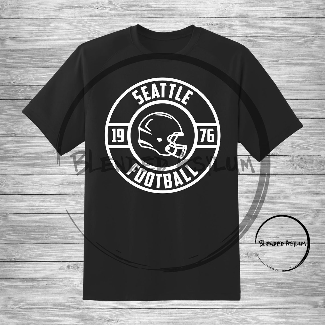 Football Founded Seattle SVG PNG JPG | Football Seattle Wa Vector File ...