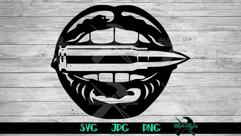 Bullet Lips SVG JPG PNG | Cricut Cut File | Silhouette Cut File | Sexy ...