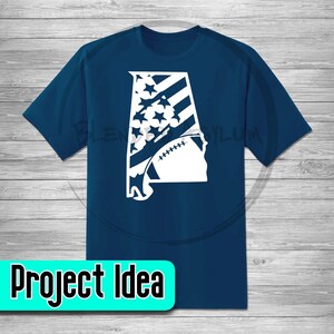Alabama American Flag Football SVG PNG JPG | Alabama Football Vector ...