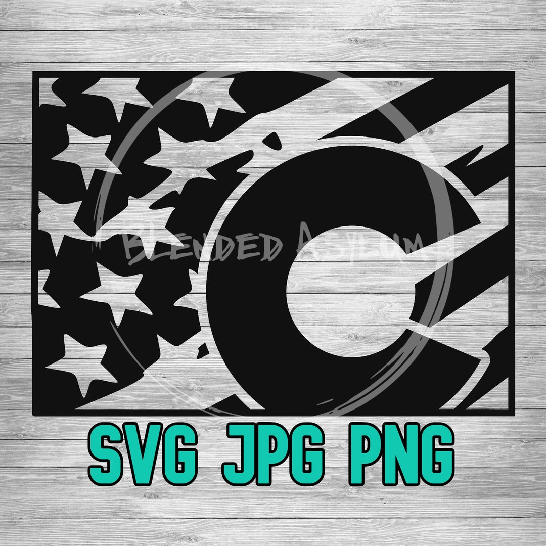 Colorado American State Flag SVG PNG JPG | Colorado Flag Vector ...