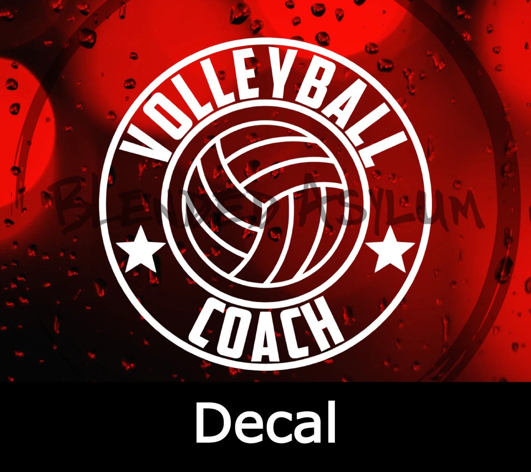 Volleyball Coach Decal Coach Decal Competition Volleyball Decal Truck ...