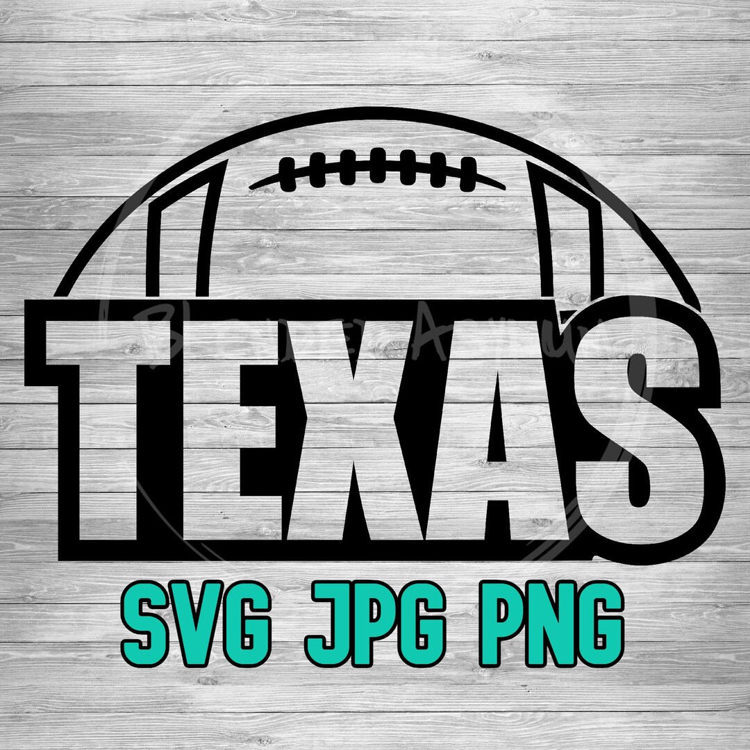 Texas Football 002 SVG PNG JPG | Layered Vector File | Sublimination ...