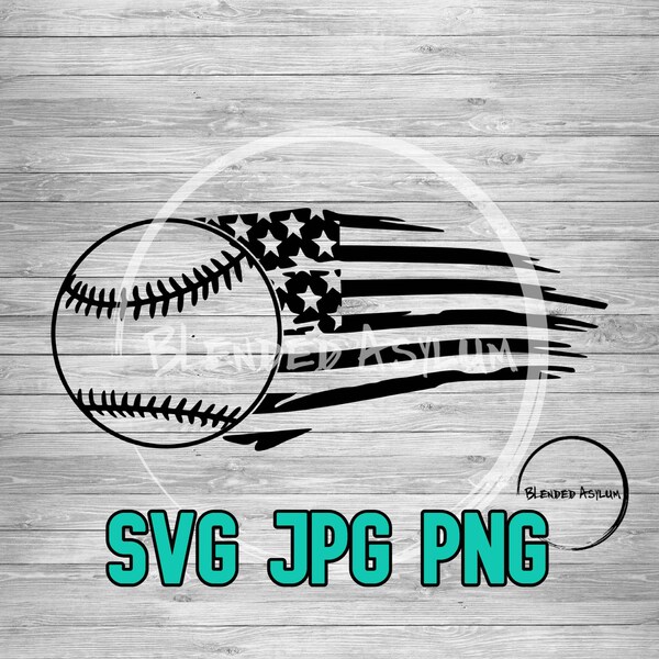 Baseball Flag Svg - Etsy