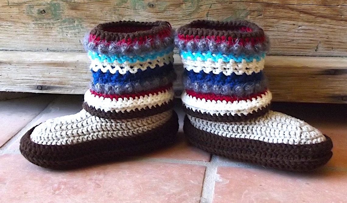 Mukluk Crochet Pattern Crochet Boots Slippers Mukluk Lugg | Etsy