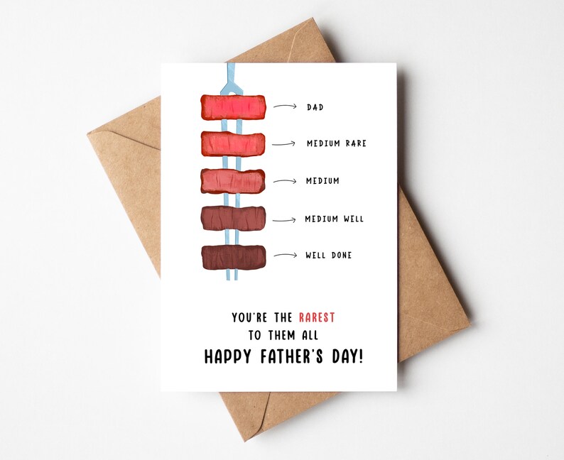 Rarest Fathers Day Cardpun Cards For Fatherprintable Card For Dadcard