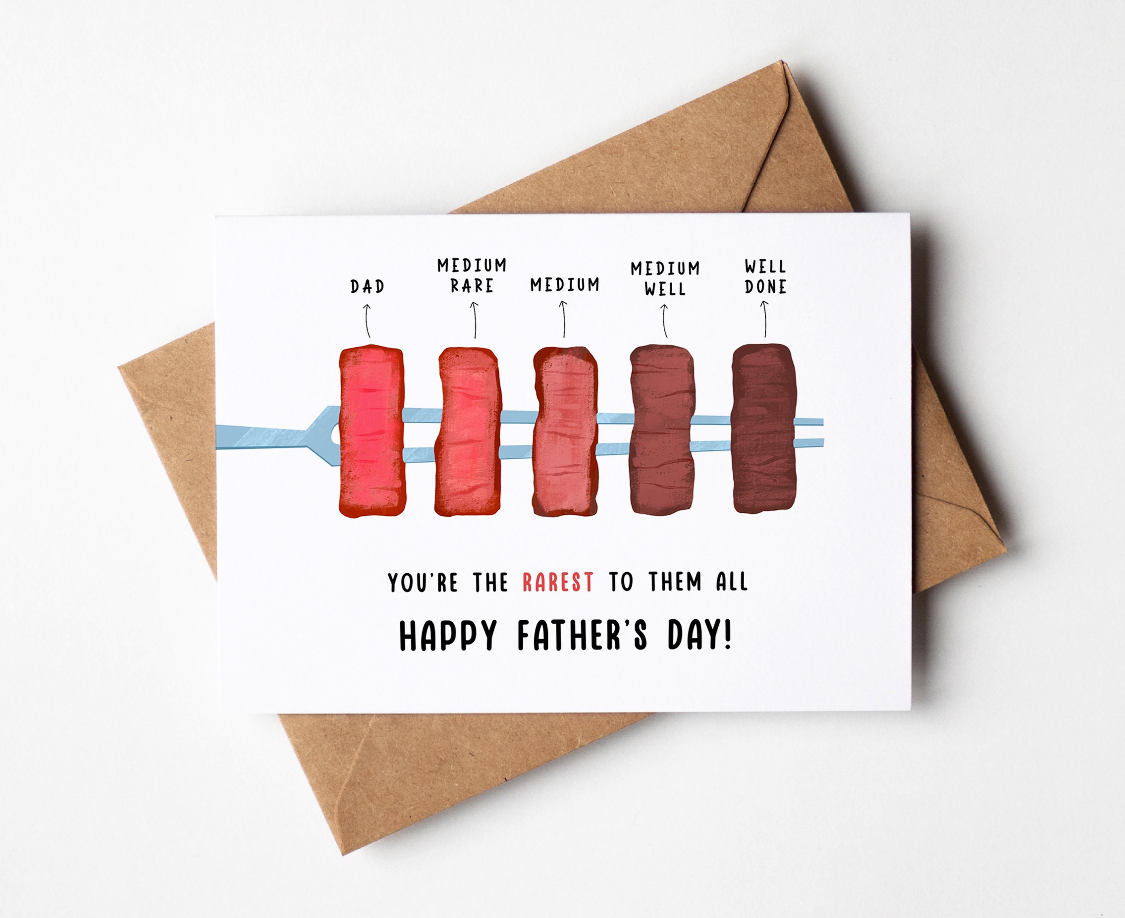 Rarest Fathers Day Card⎥pun Cards for Father⎥printable Card for Dad ...