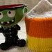 Knit Toilet Paper Roll Cover Candy Corn Halloween Decoration - Etsy