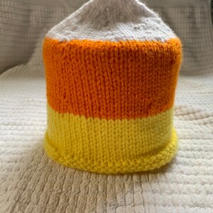 Knit Toilet Paper Roll Cover Candy Corn Halloween Decoration Yellow ...