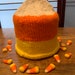 Knit Toilet Paper Roll Cover Candy Corn Halloween Decoration - Etsy