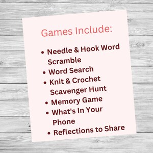 Printable Games for Lovers of Knitting and Crochet to Play Alone or in ...