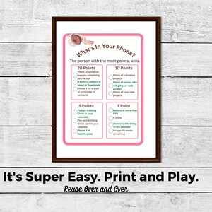 Printable Games for Lovers of Knitting and Crochet to Play Alone or in ...