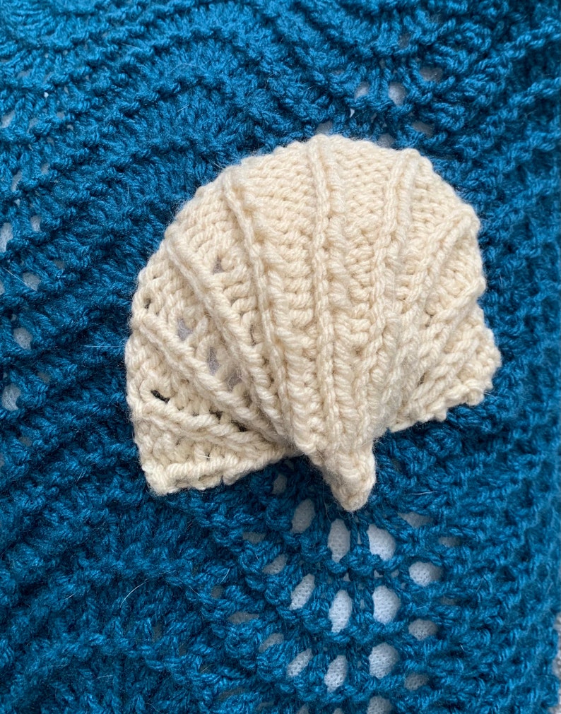 Knit Pillow Cover Beach Seashore Shells - Etsy