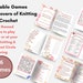 Printable Games for Lovers of Knitting and Crochet to Play Alone or in ...