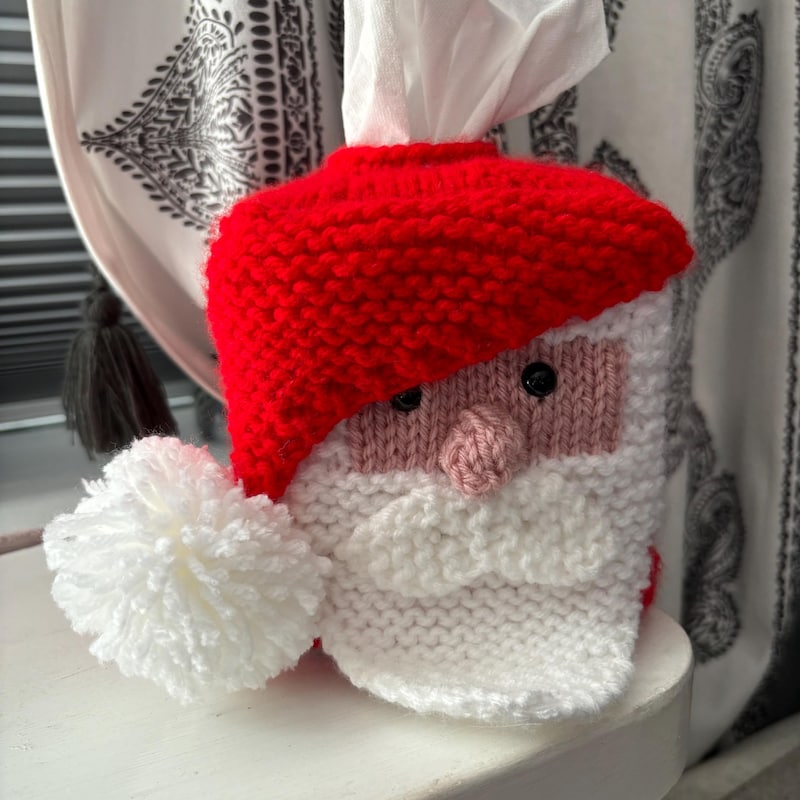 Kleenex Box Covers Santa - Etsy