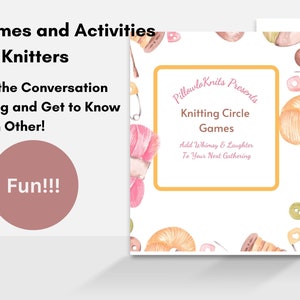 Knitting Circle Party Games: Icebreakers & Activities (printable) - Etsy