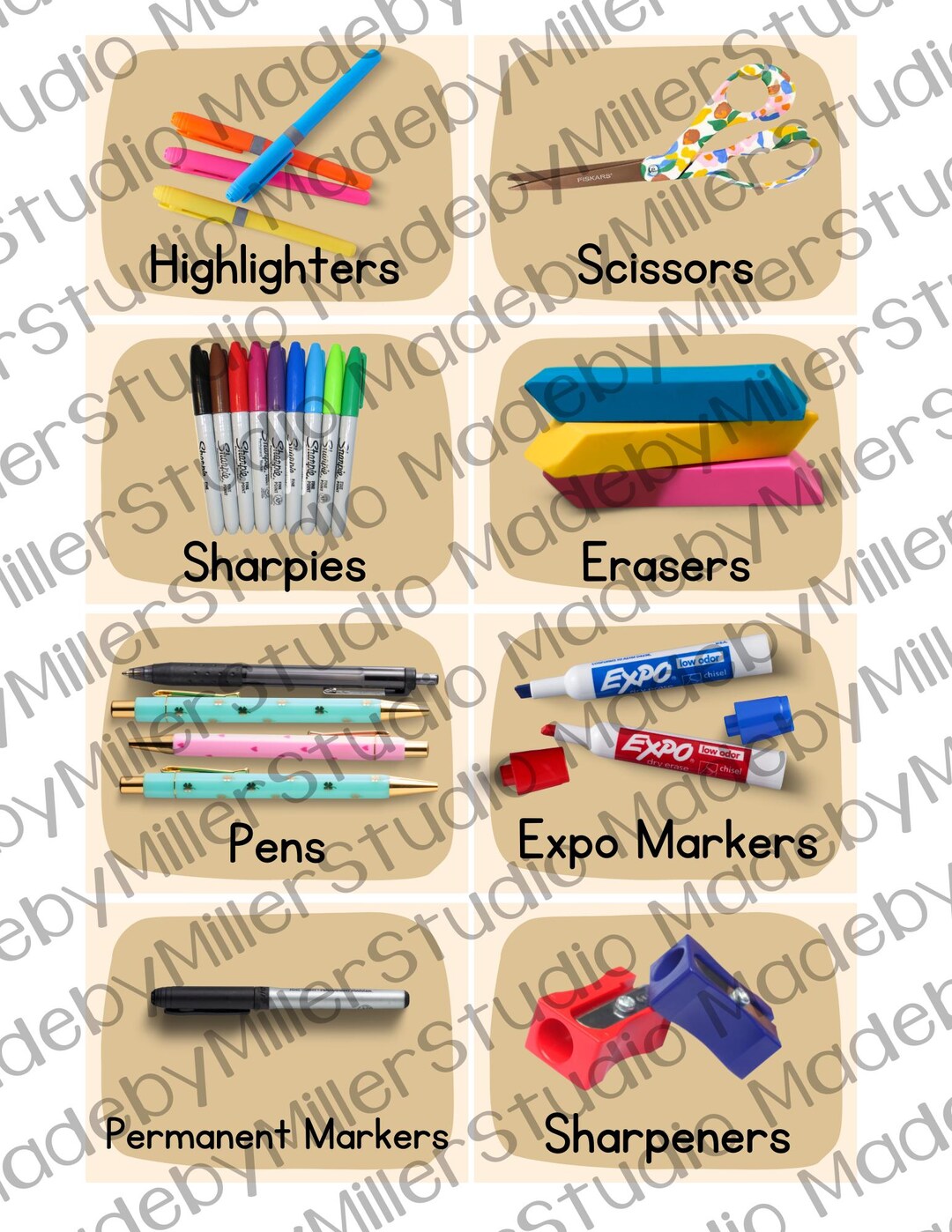 Classroom Labels, Classroom Tags, Earth Tones, Boho, Easy to Read ...