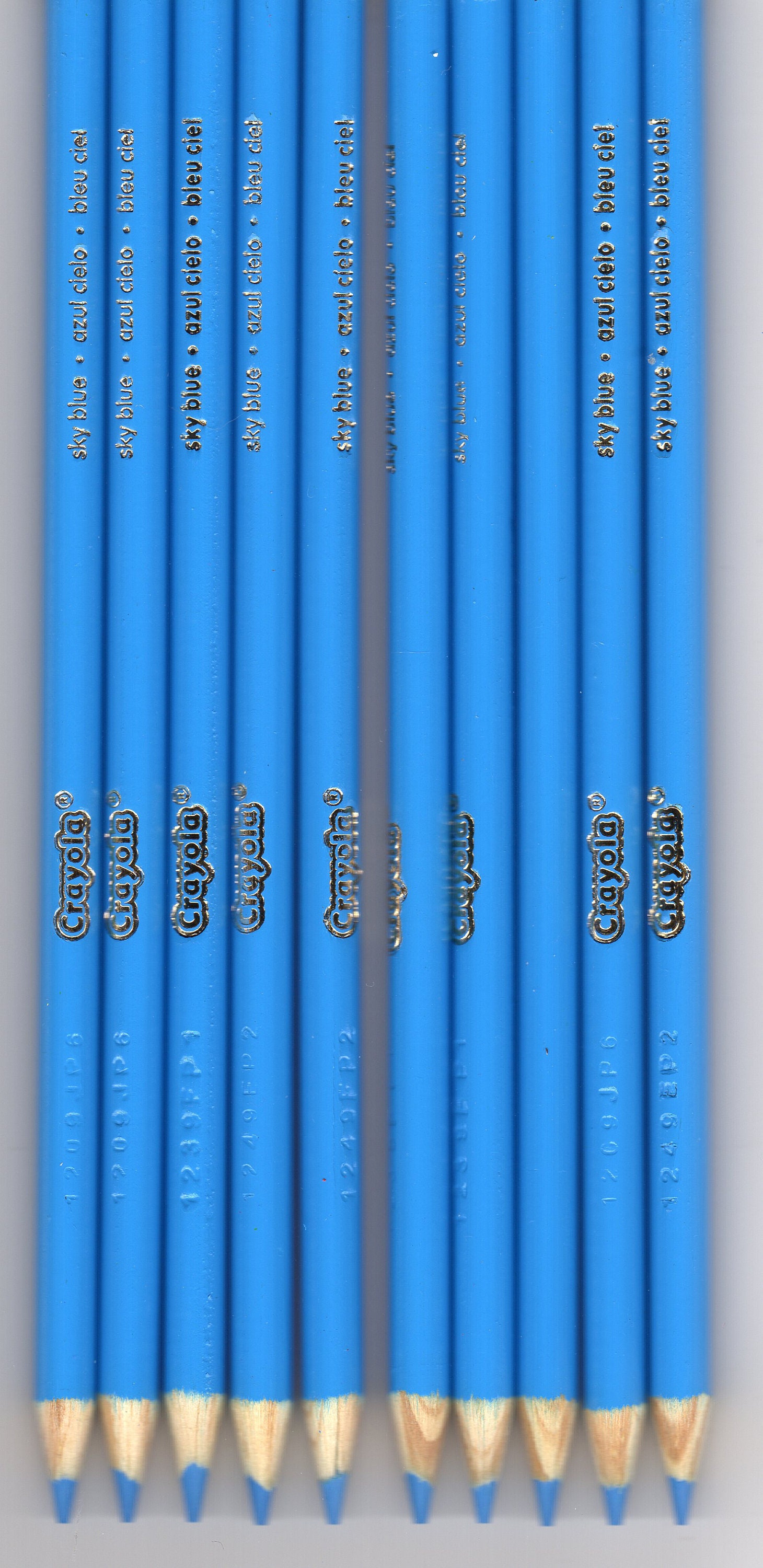 New Crayola Colored Pencils 12 Count SKY BLUE - Free Shipping! - Etsy