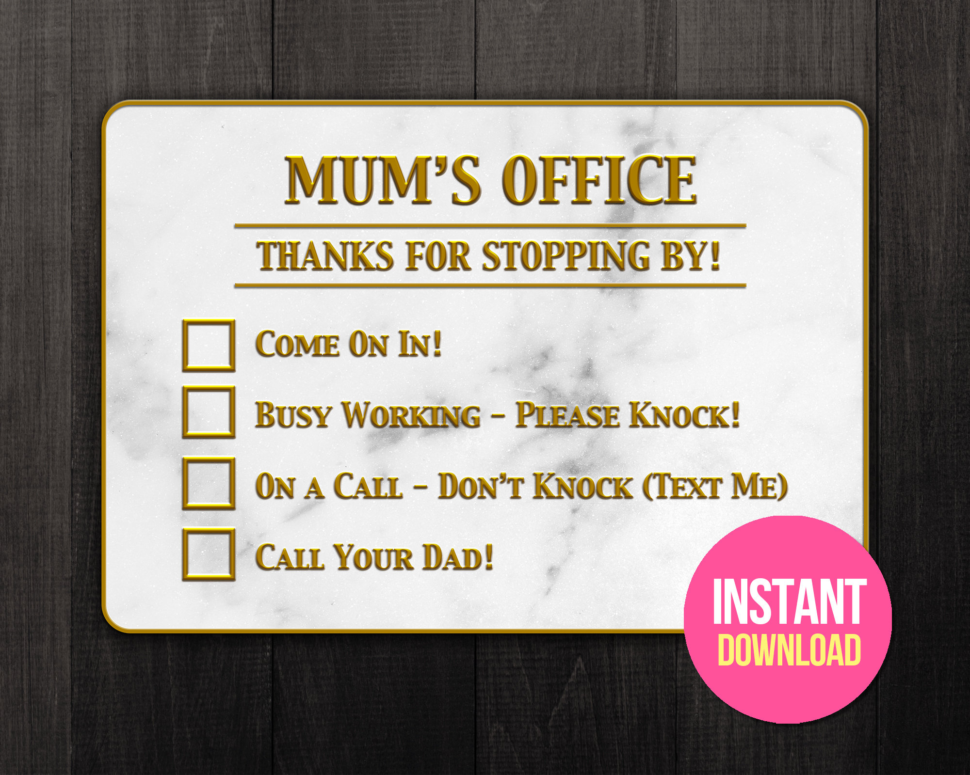 Mum's Office Printable, WFH Sign, Do Not Disturb Sign, Do Not Disturb ...