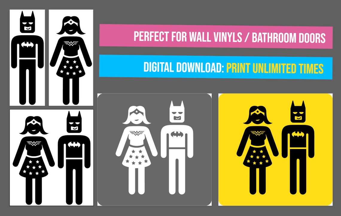 Funny Restroom Sign Svg, Funny Bathroom Svg, Bathroom Sign Svg ...