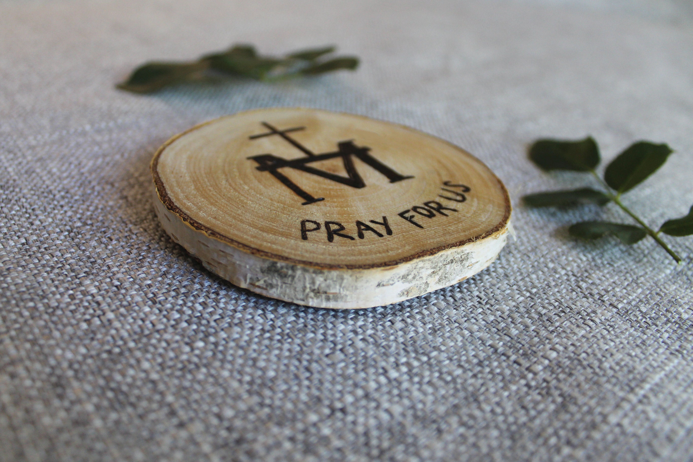Catholic Custom Wood Coaster Catholic Home Decor Sacred - Etsy UK