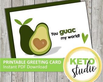 You Guac My World Printable - Etsy