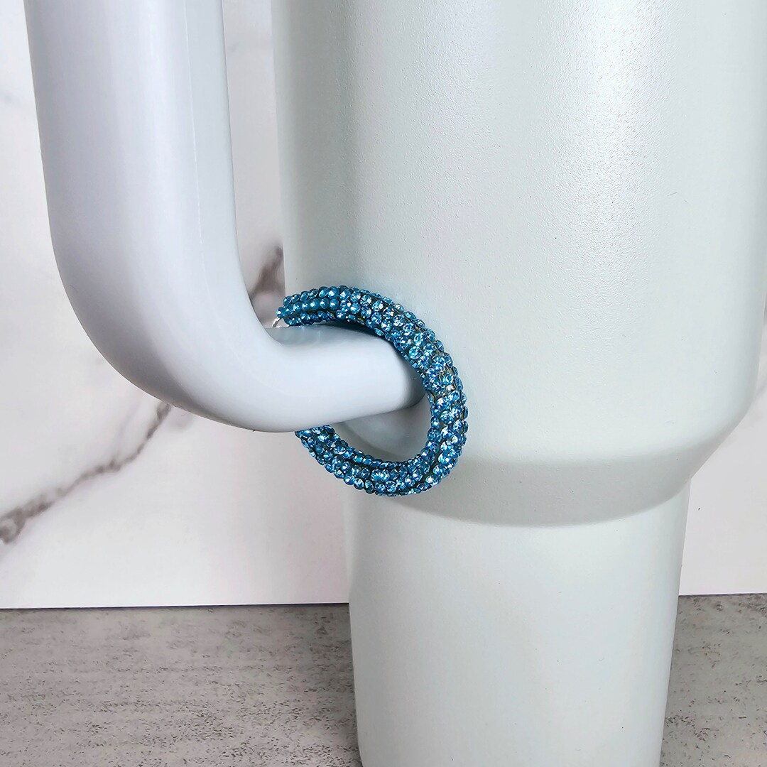 Aqua Handle Stacker, Tumbler Handle Charms, Tumbler Accessories ...