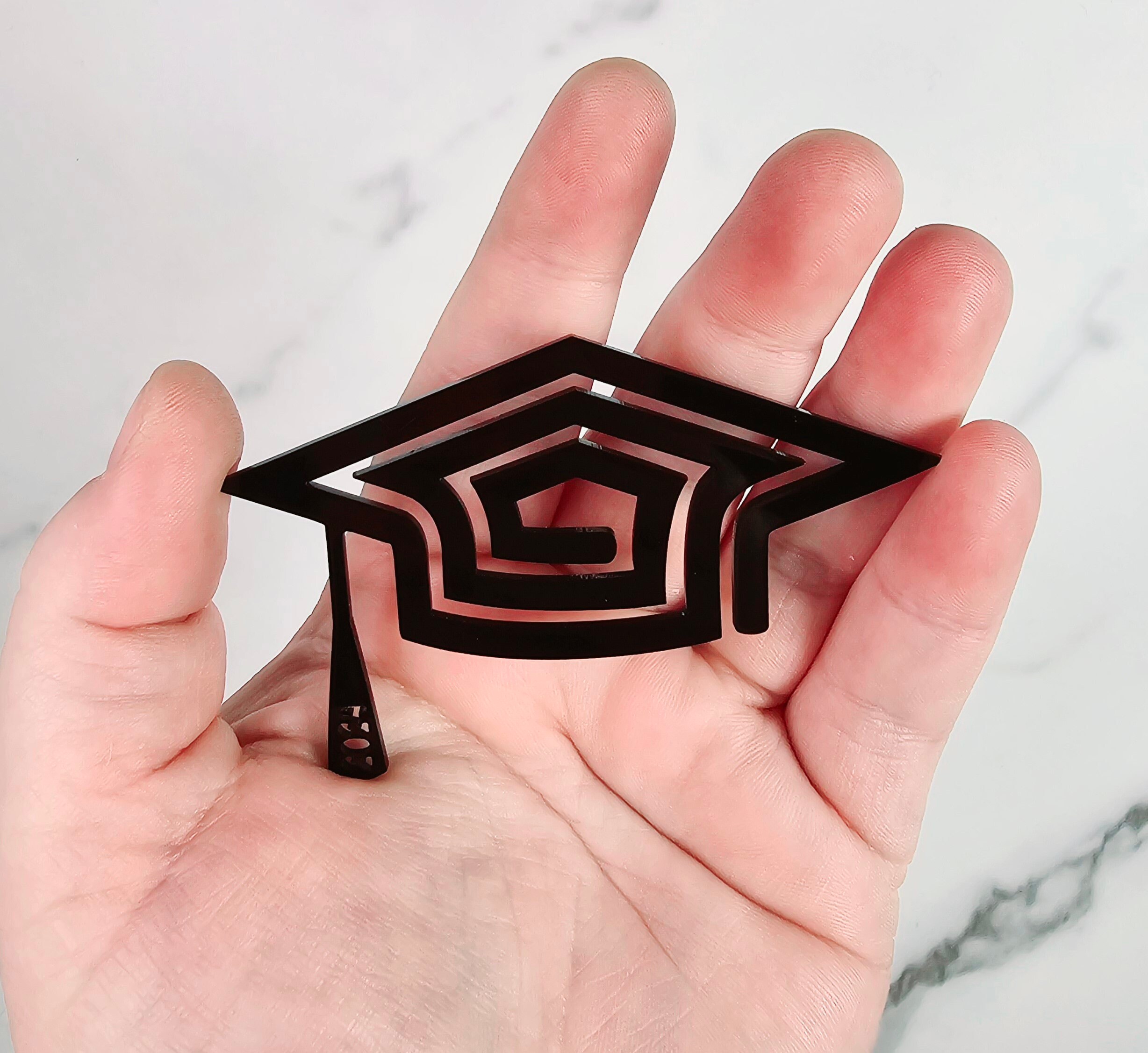 Graduation Cap Bookmark SVG, Graduation 2024 Bookmark, Graduation Party ...