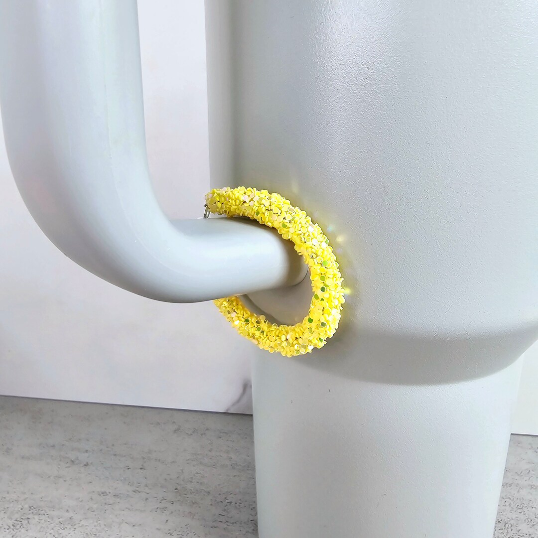 Yellow Handle Stacker, Tumbler Handle Charms, Tumbler Accessories ...