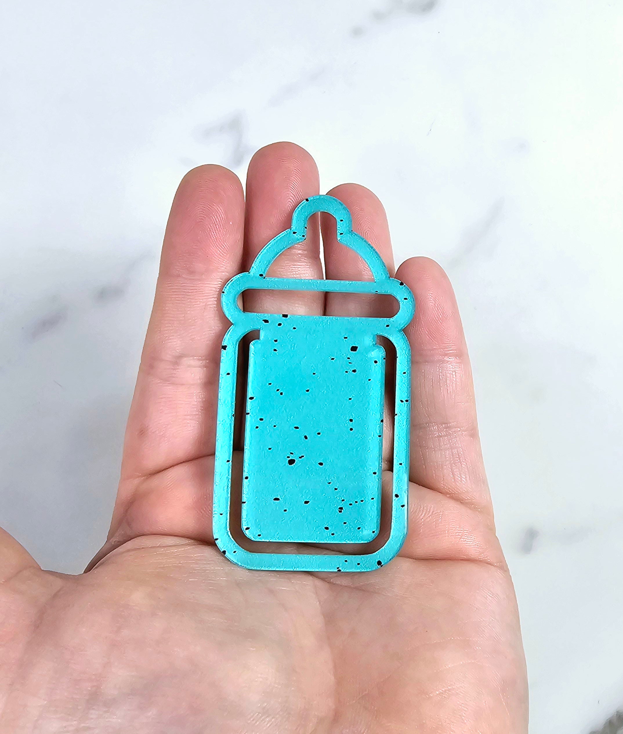 Baby Bottle Bookmark SVG, Baby Shower Favor, Baby Shower SVG, Gender ...