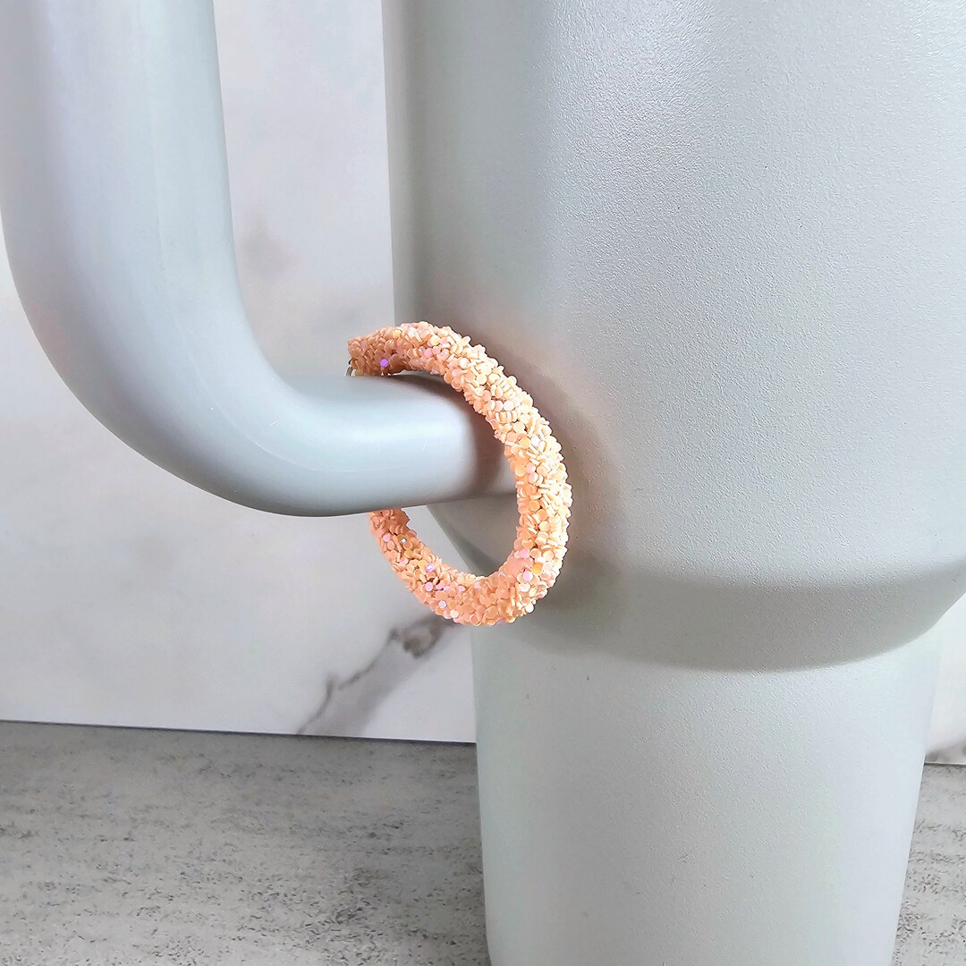 Peach Handle Stacker, Tumbler Handle Charms, Tumbler Accessories ...