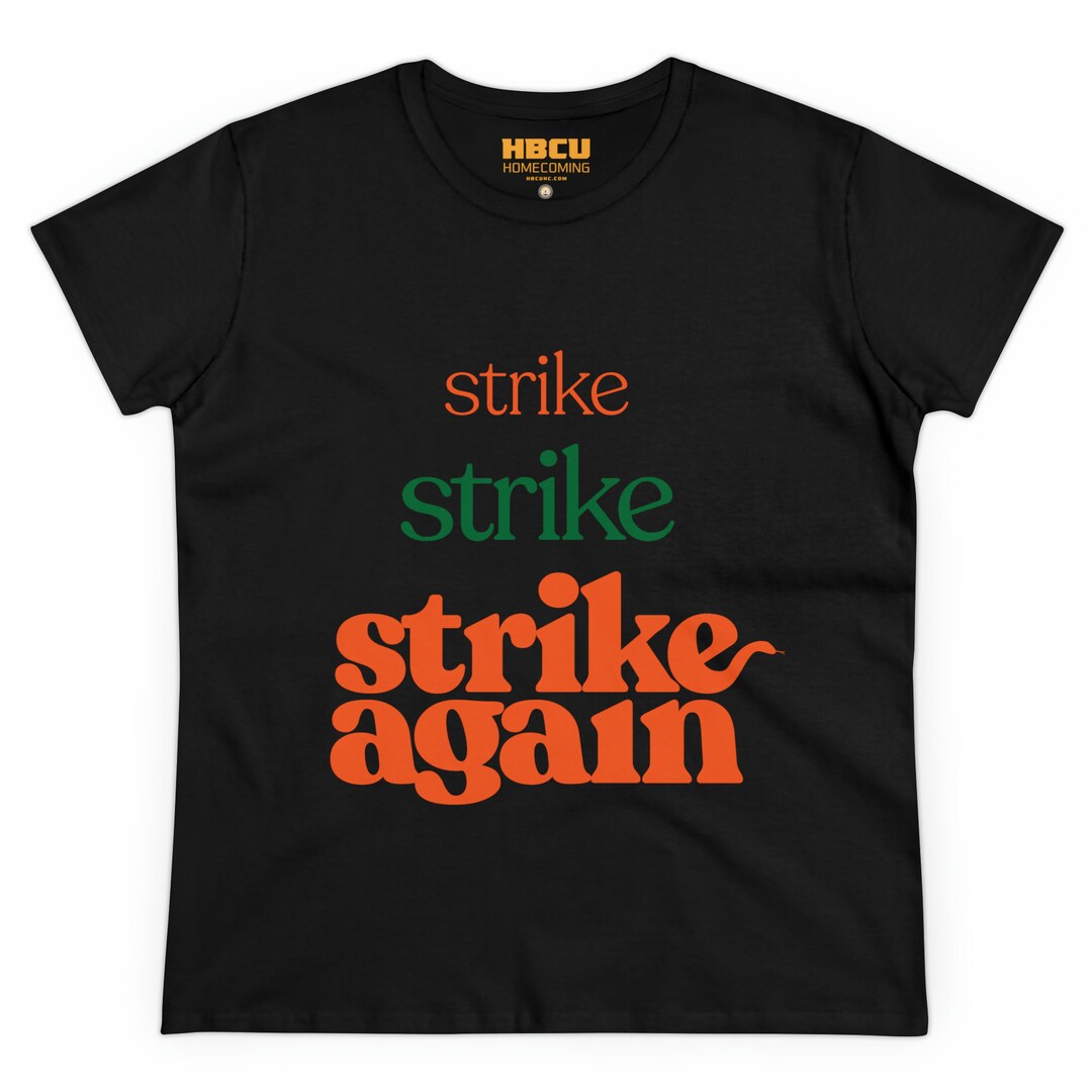 Strike, Strike, and Strike Again (women's Cut) - Etsy