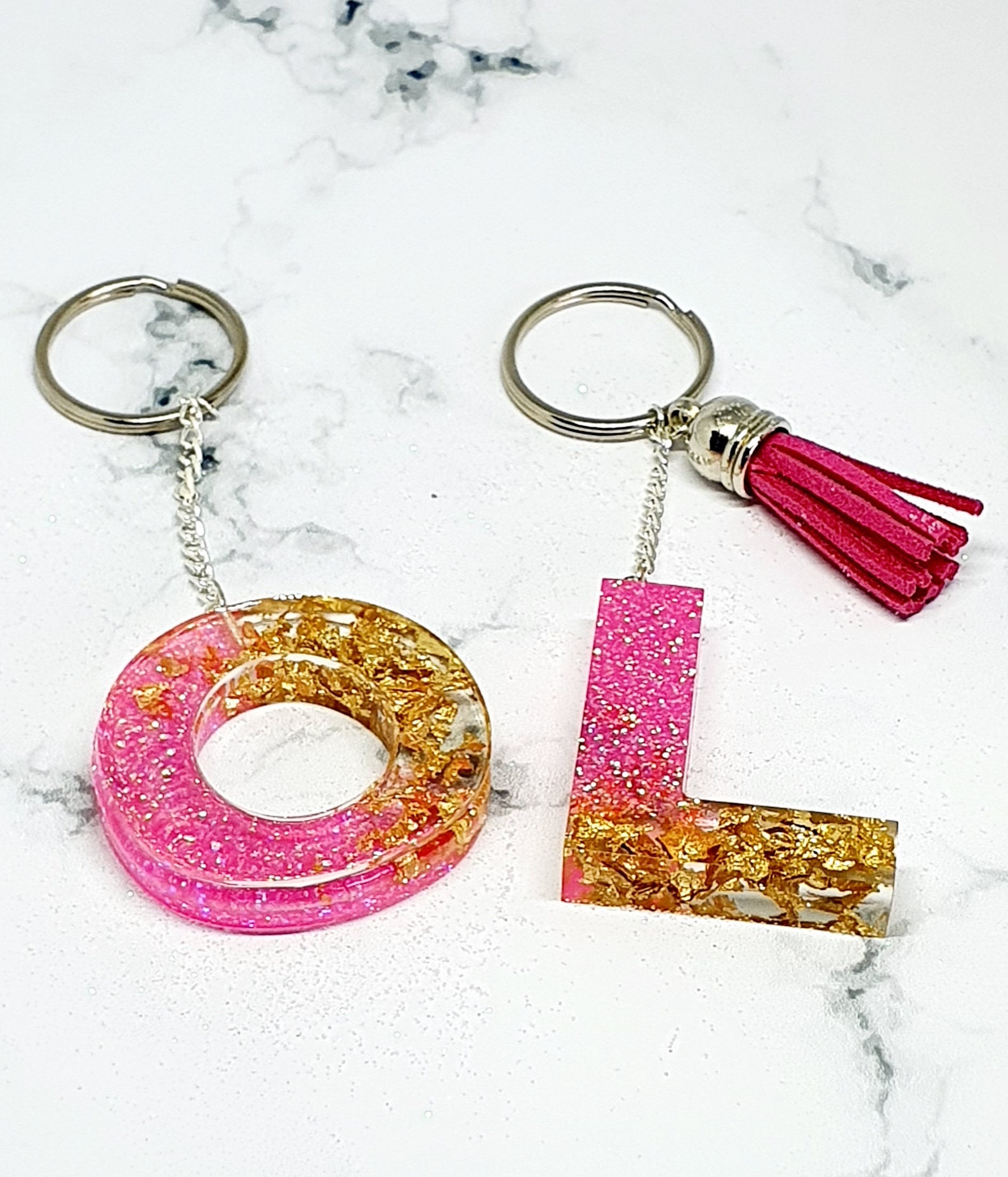 Matching Keyrings Couple Bestfriend Partner Handmade | Etsy