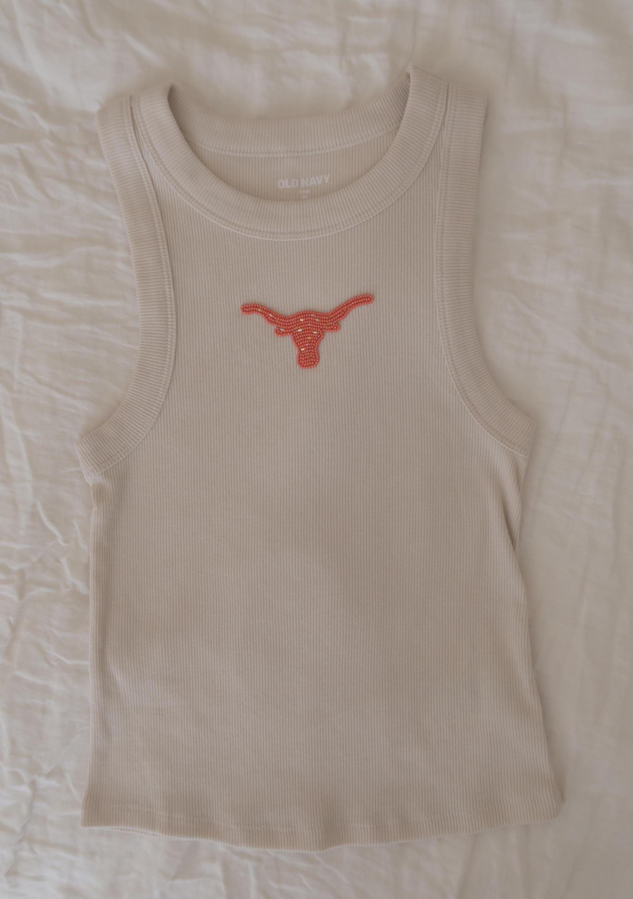 Bead Embroidered Longhorn – UT Austin - Bead Embroidered Shirt ...