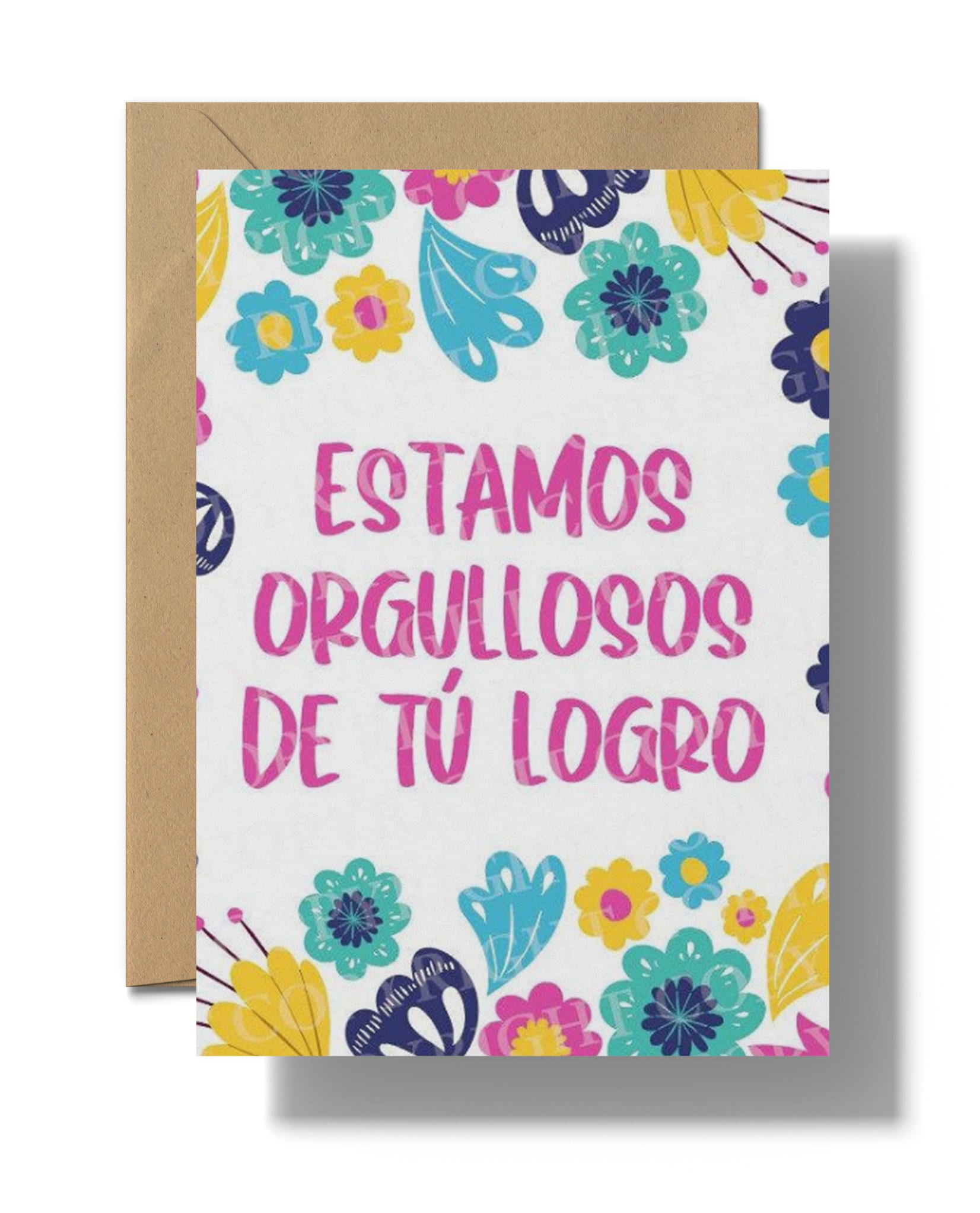 Estamos Orgulloso De Tu Logro / Spanish Celebrate Printable Card / Congratulations Printable ...