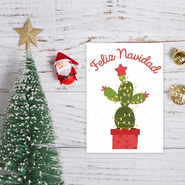 Spanish Holiday Card - Etsy