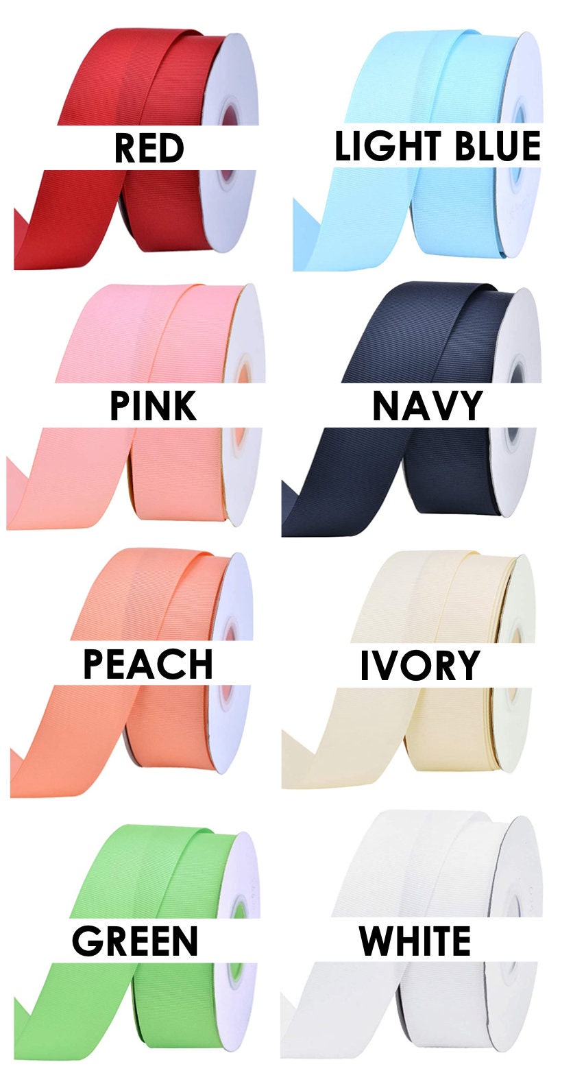 Personalized Embroidered Gift Tag Ribbon (single Piece of Ribbon) - Etsy