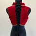 CIRQUE Burlesque Circus Vest RED Underbust Choli - Etsy