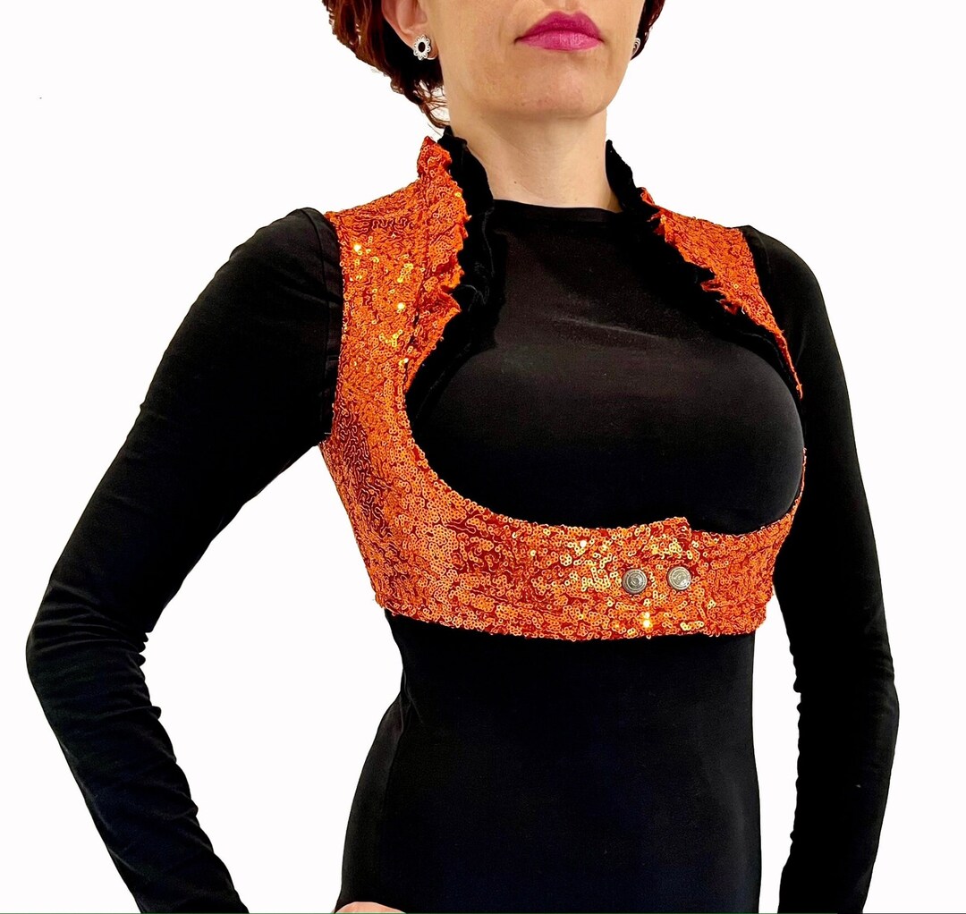 SPARKLE - Underbust Vest FLAME Circus Collection - Etsy