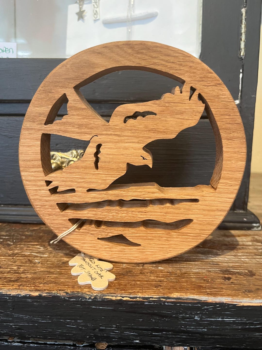 Red Kite Oak Wood Pot Stand - Etsy