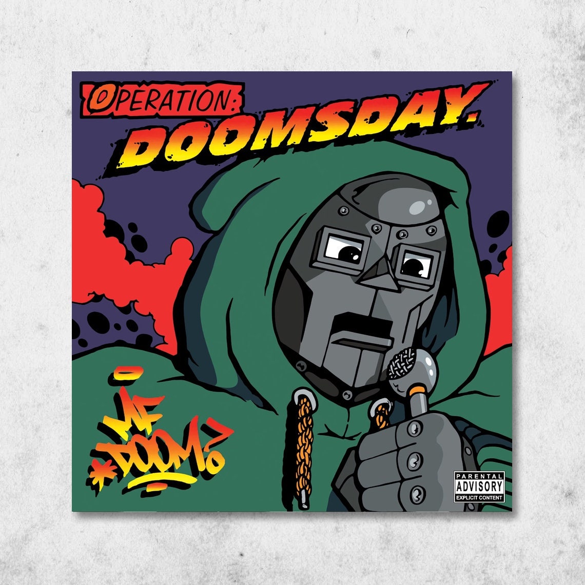 MF Doom Madvillainy Album Poster Cover Wall Art Living Room | Etsy