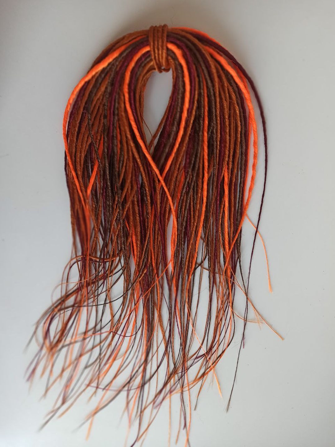 DE Dreads - Smooth Dreadlocks or SE Double Ended Dreads. Mix Color ...