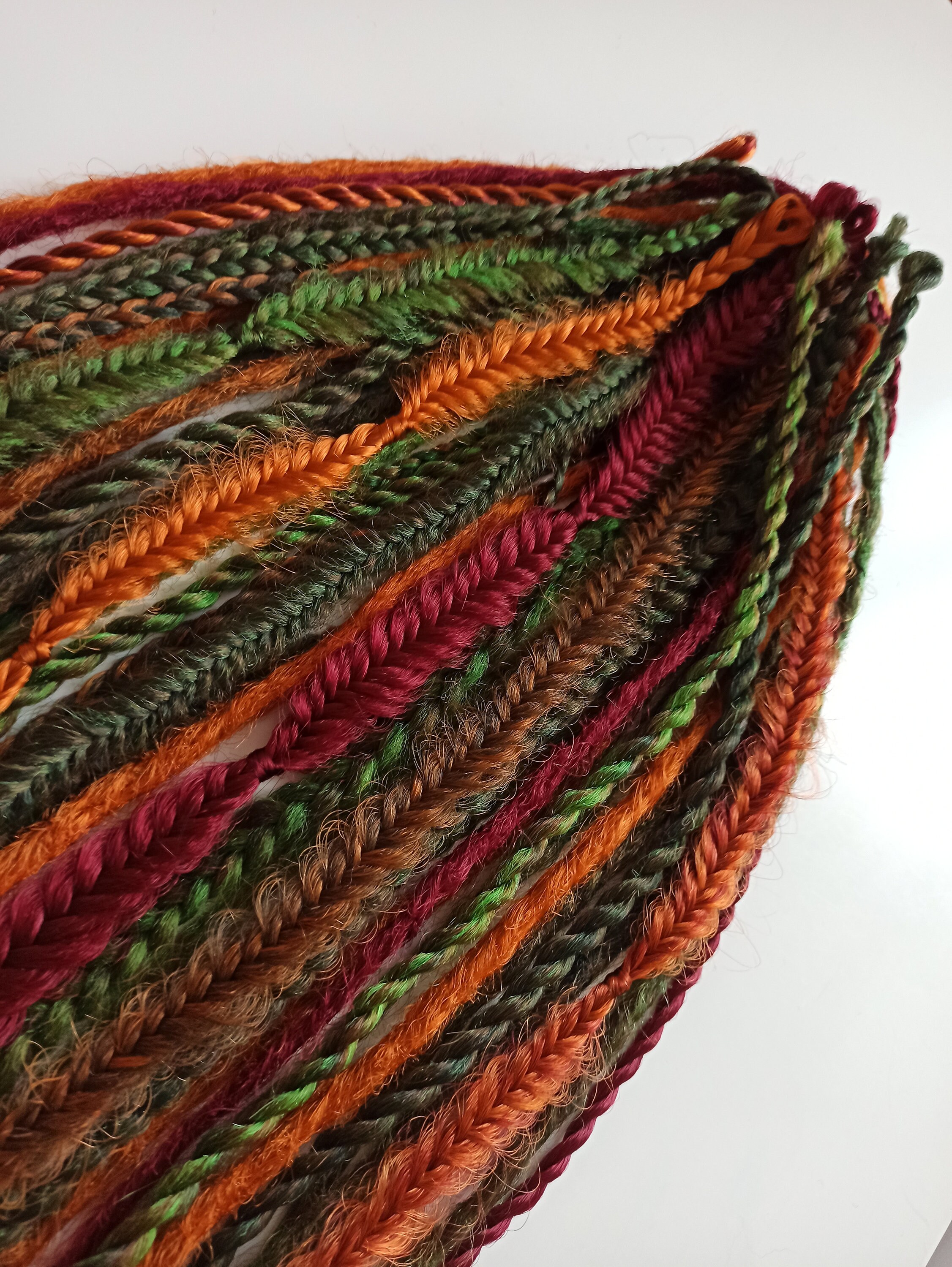 SE Braids Double Ended Textured Braids Green Ginger Red - Etsy