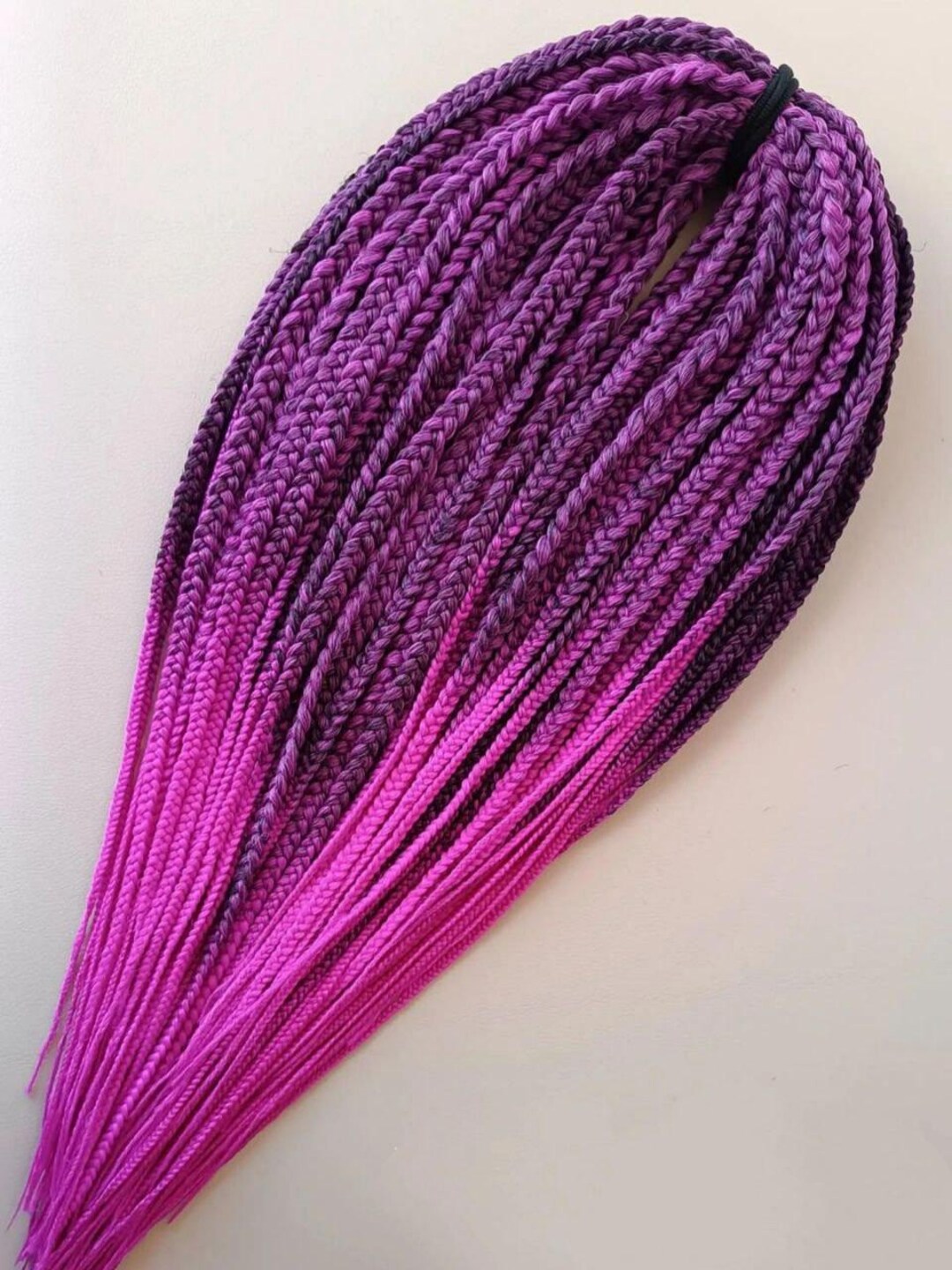 DE Braids Ombre Purple Pink/ Boho Double Ended Braids Violet Fuchsia - Etsy