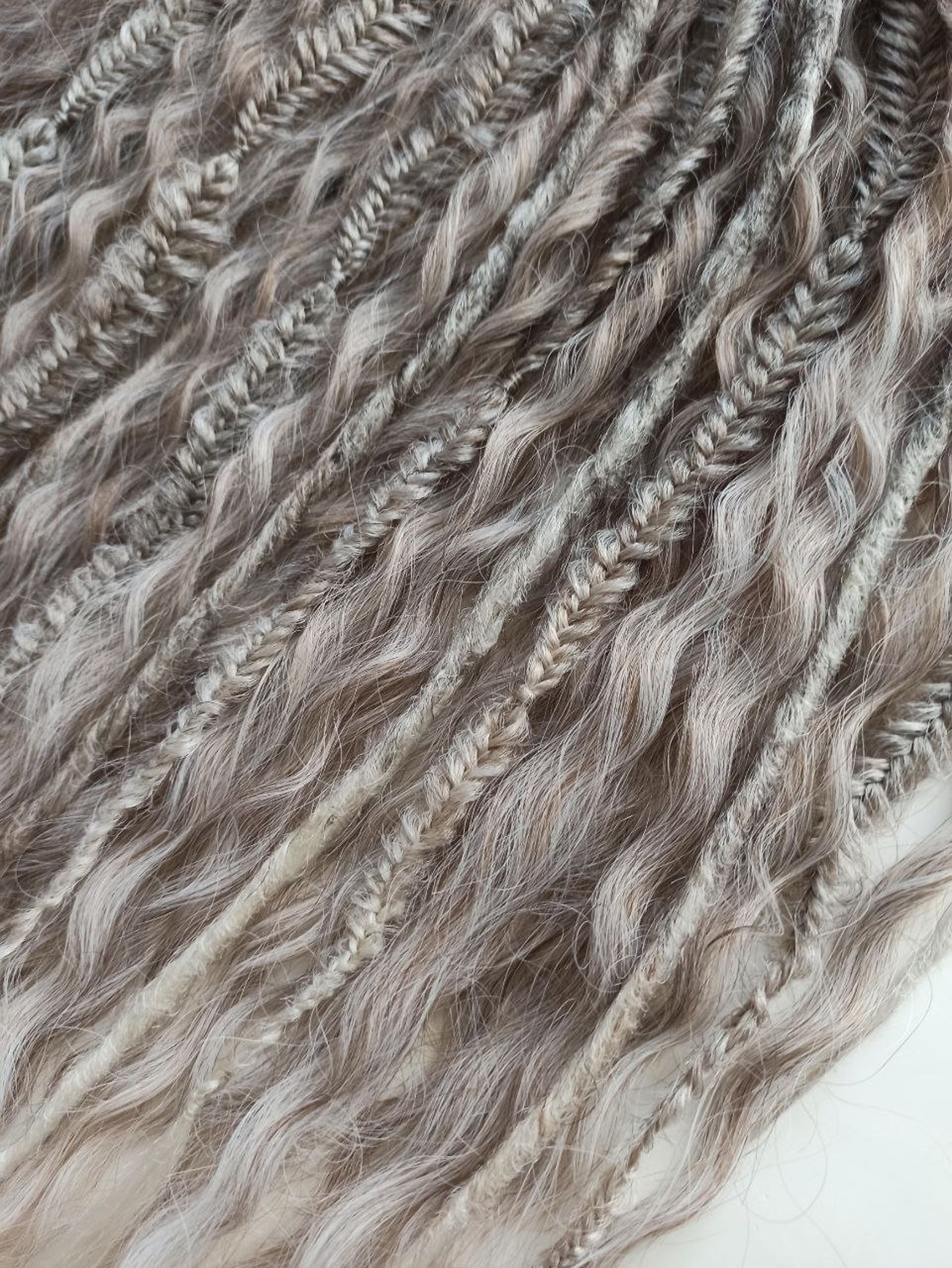 DE Curly Crochet Dreads SE Braids, Dreads Wave Double Ended Dreadlocks ...