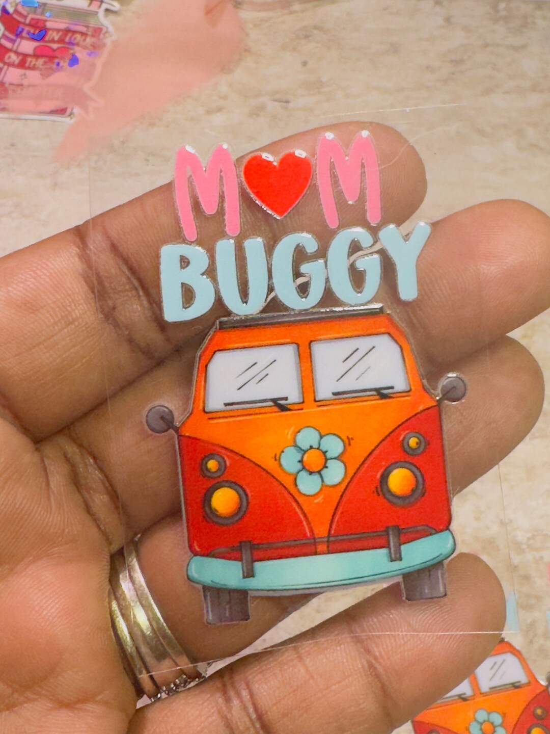 UVDTF Transfers, Car Decals, Custom UVDTF Stickers, Mom Stickers - Etsy